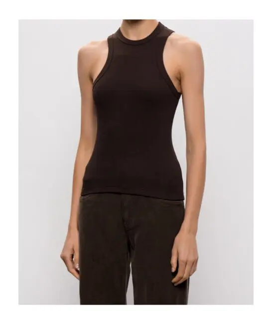 DONDUP Fine-ribbed Stretch Tank Top