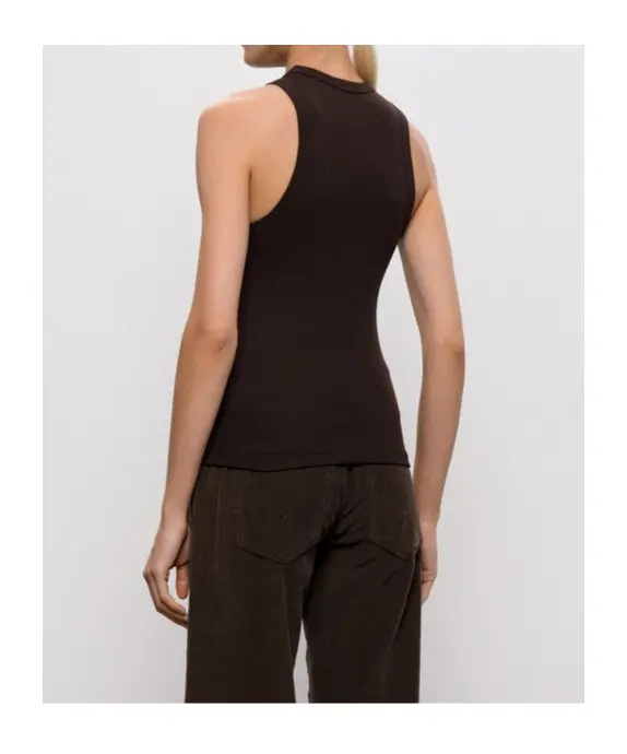 DONDUP Fine-ribbed Stretch Tank Top