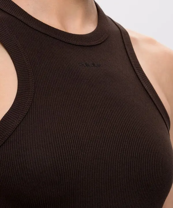 DONDUP Fine-ribbed Stretch Tank Top