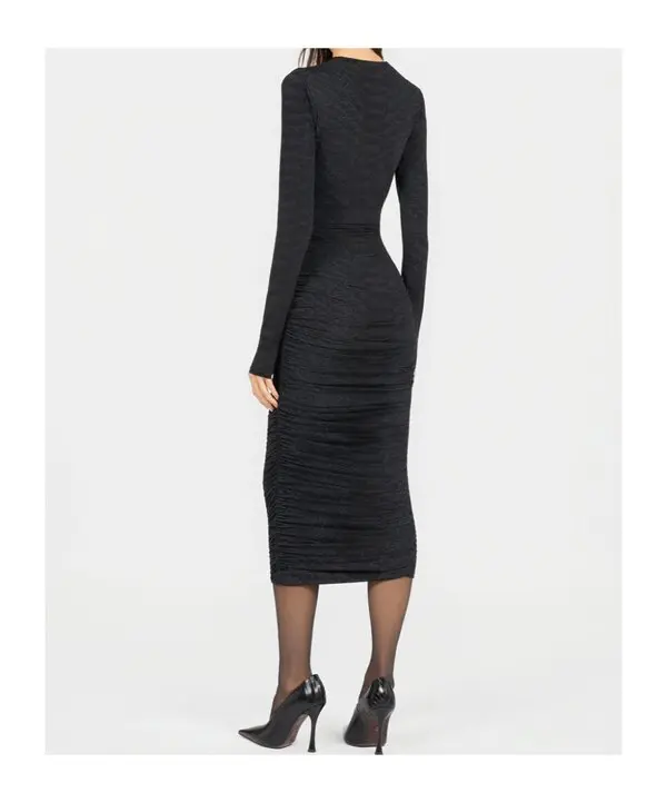 Roberto Cavalli Snake-detail Midi Dress