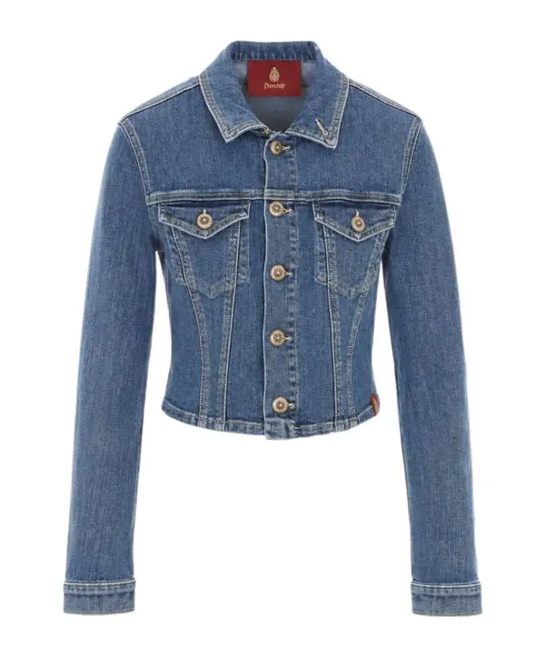 DONDUP Fitted Denim Jacket - Blue