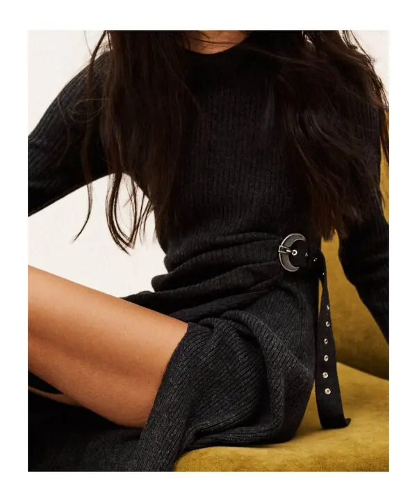 Ba&sh Crew-neck Knit Dress