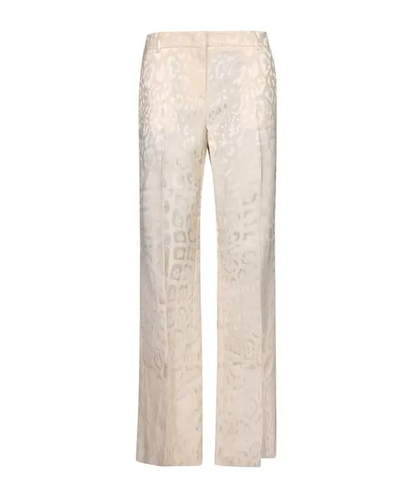 Roberto Cavalli Jacquard Straight-leg Pants