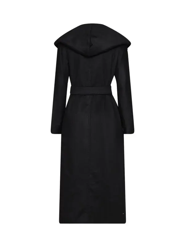 Max Mara Mstelegia Belted Coat - Black