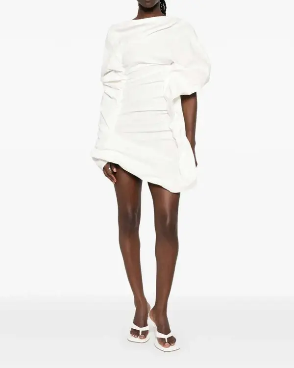 Issey Miyake Draped Mini Dress