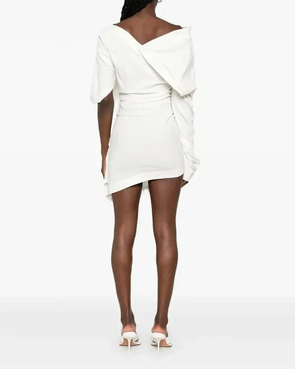 Issey Miyake Draped Mini Dress