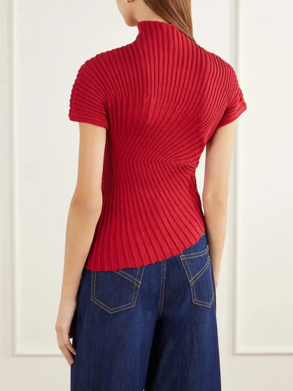 Cult Gaia Annemie Ribbed Top