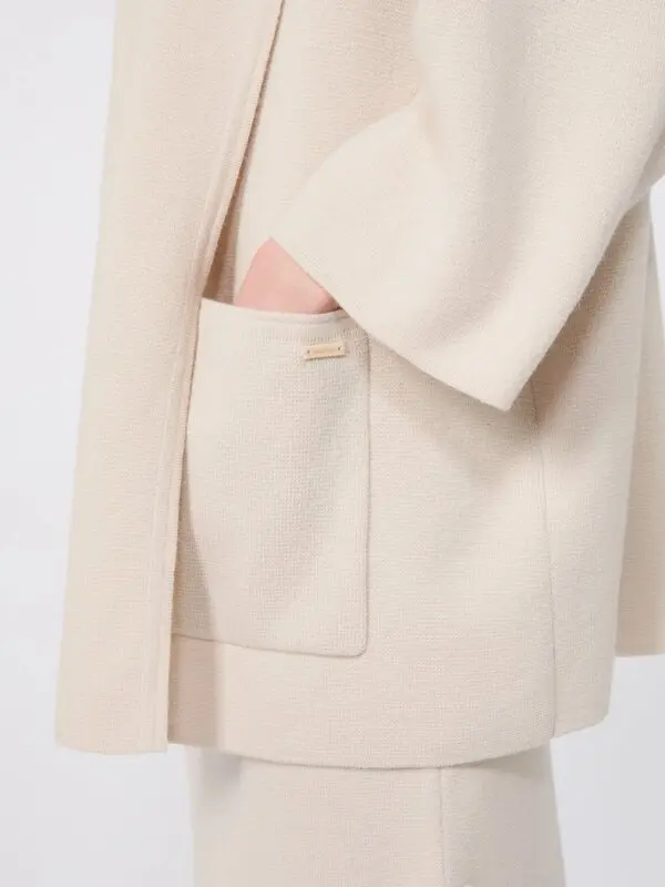Max Mara Wool And Cashmere Hooded Cardigan