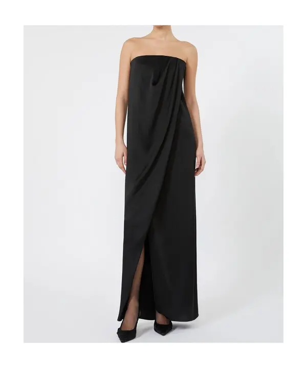 Max Mara Envers Satin Bustier Dress