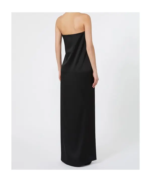 Max Mara Envers Satin Bustier Dress