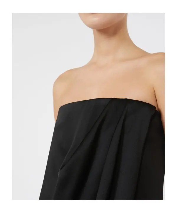 Max Mara Envers Satin Bustier Dress