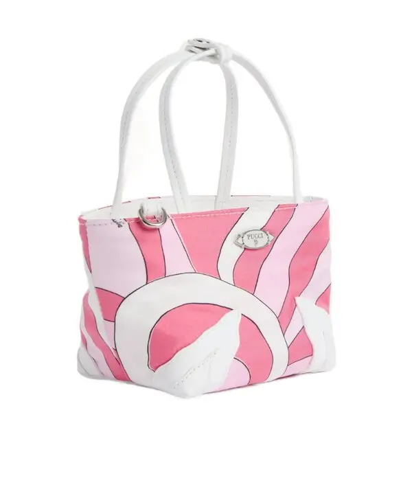 Emilio Pucci Palio Mini Tote Silk Bag