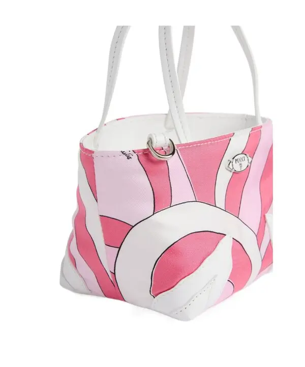 Emilio Pucci Palio Mini Tote Silk Bag