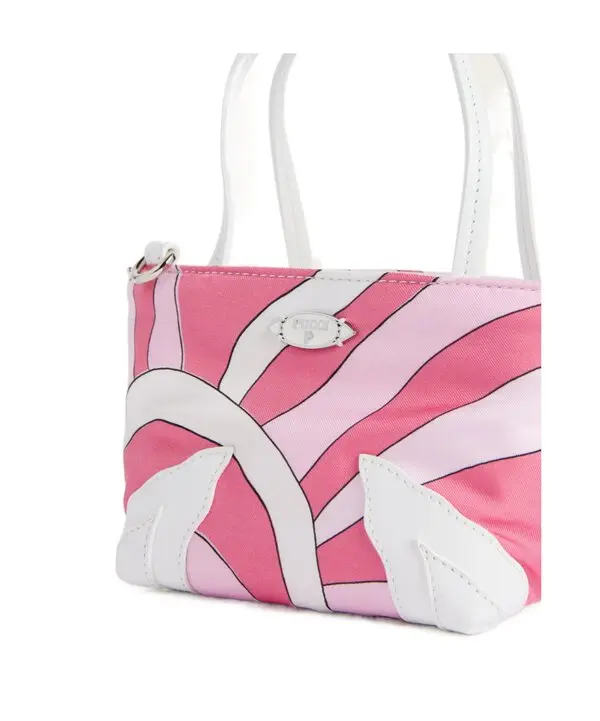 Emilio Pucci Palio Mini Tote Silk Bag