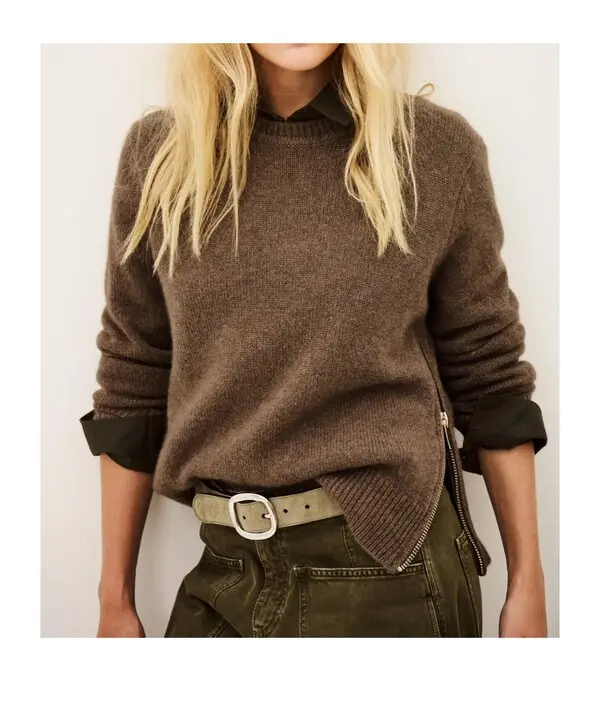 Ba&sh Cheyla Crew-neck Knitted Sweater