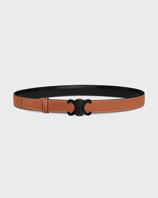 Celine Triomphe Buckle Reversible Strap 25mm