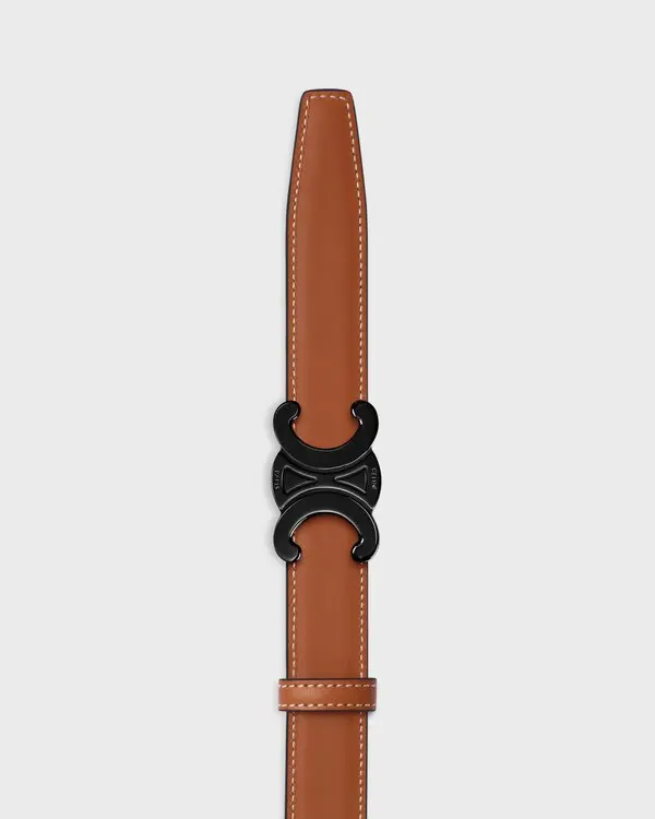 Celine Triomphe Buckle Reversible Strap 25mm
