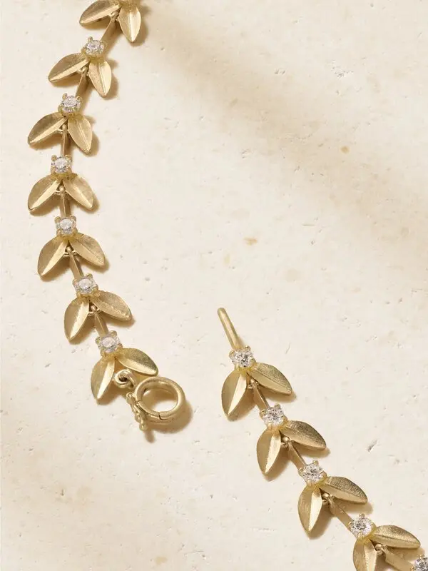 Irene Neuwirth 18-karat Gold Diamond Necklace