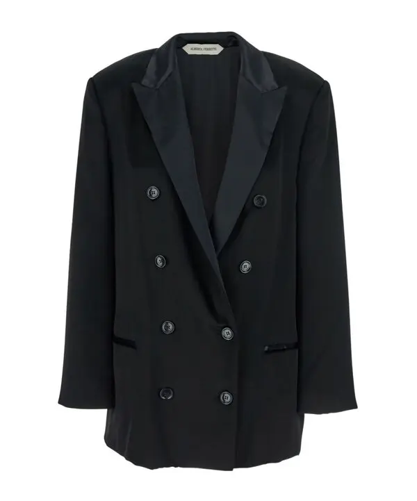 Alberta Ferretti Double-breasted Tailored Blazer