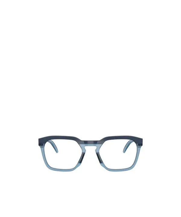 Oakley Geometric-frame Clear-lens Glasses - Blue