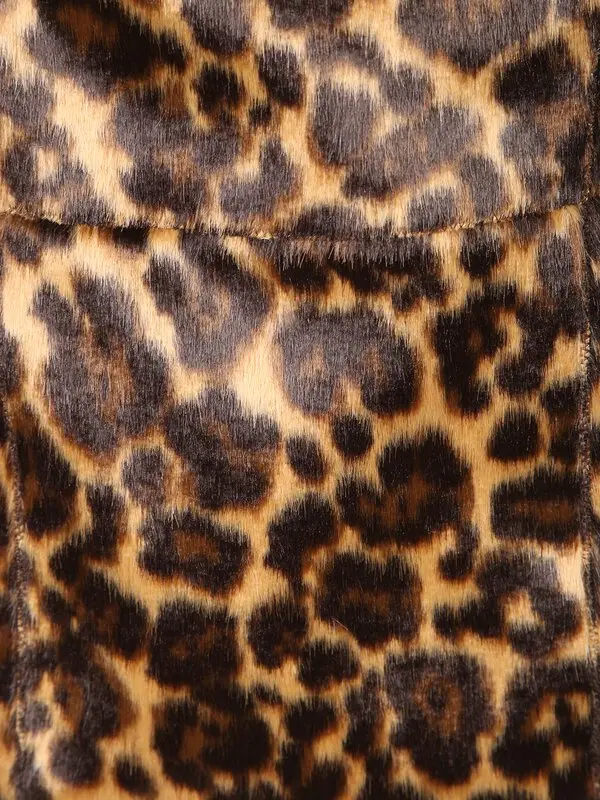 DARKPARK Leopard-print Sleeveless Crewneck Top