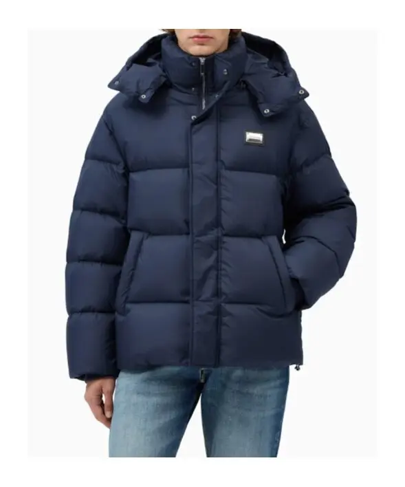 Emporio Armani Down Jacket In Ultra Fine Ribstop With Regular Fit