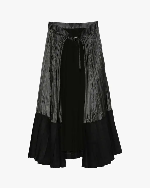 Junya Watanabe Pleated-panel Skirt