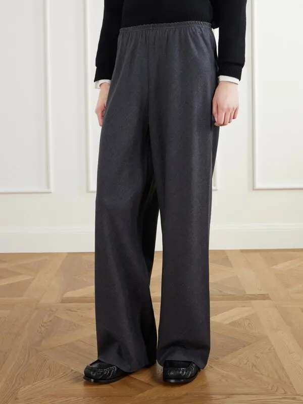Maria Mcmanus Flannel Wide-leg Pants