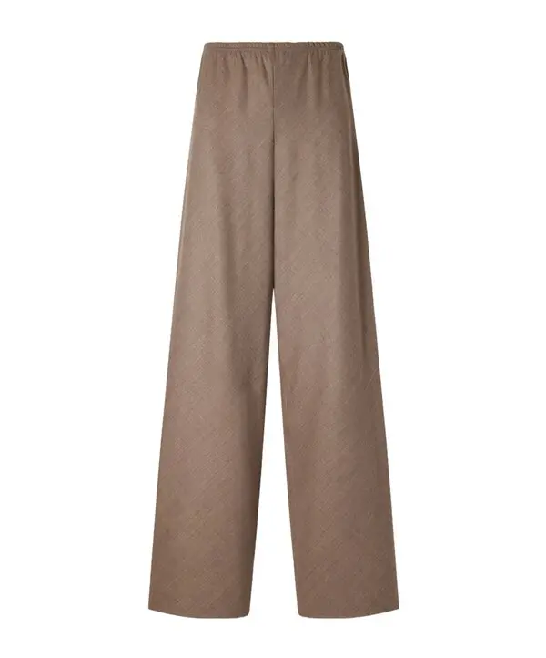 Maria Mcmanus Wool-blend Wide-leg Pants