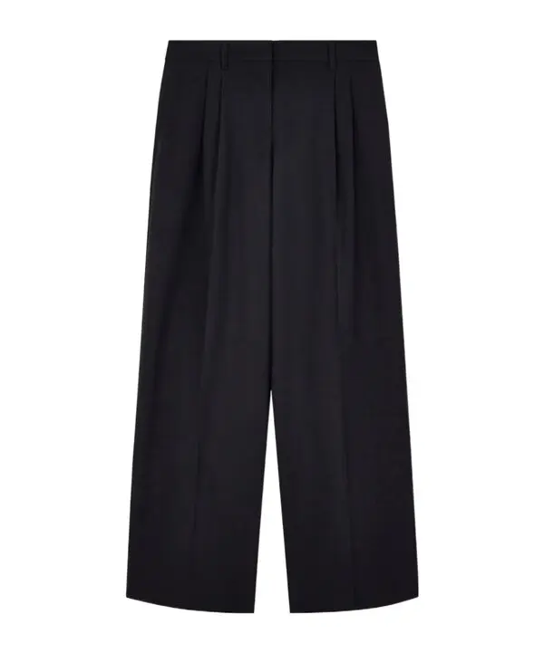 Emporio Armani Wool Crêpe Trousers