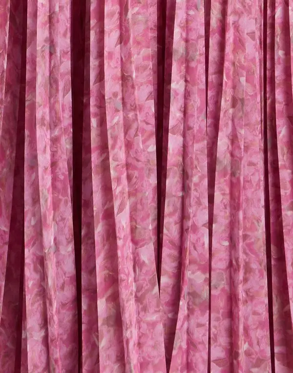 Max Mara Flower-pleated Dress