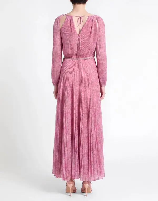 Max Mara Flower-pleated Dress