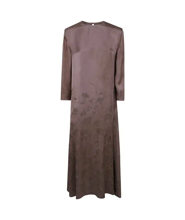 UMA WANG Long-sleeved Dress - Brown