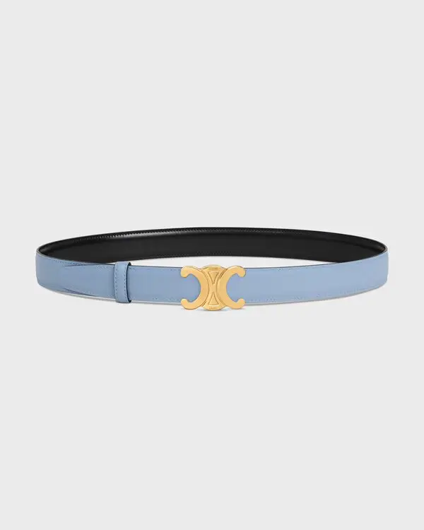 Celine Triomphe Buckle Reversible Strap 25mm