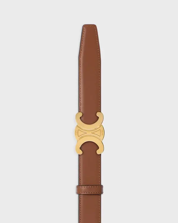 Celine Triomphe Buckle Reversible Strap 25mm