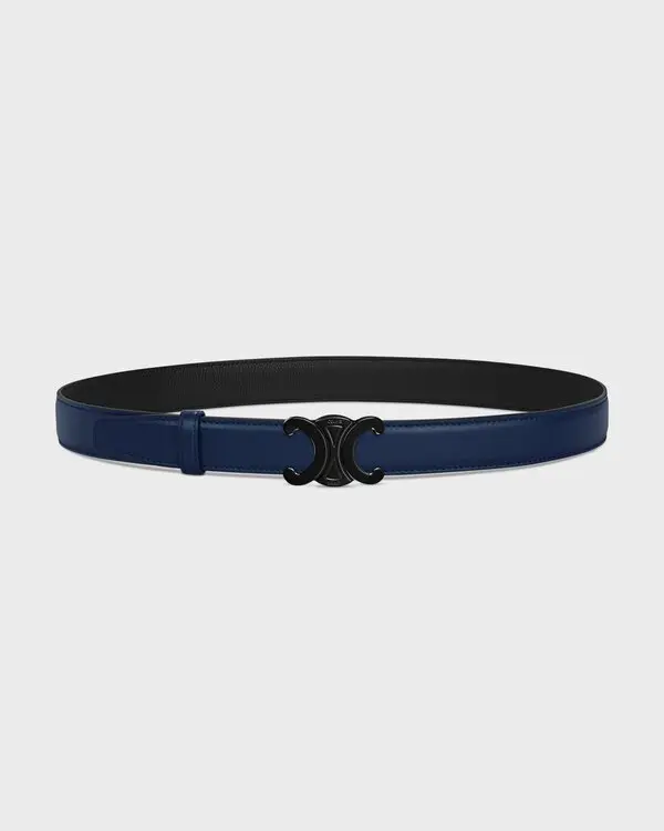 Celine Triomphe Buckle 25 Mm Reversible Belt
