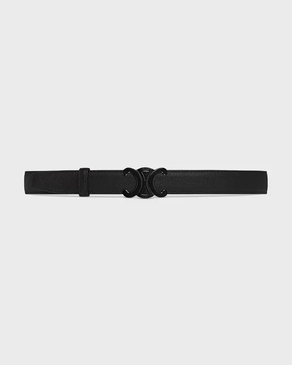 Celine Triomphe Buckle 25 Mm Reversible Belt