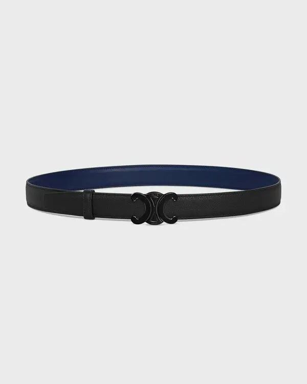 Celine Triomphe Buckle 25 Mm Reversible Belt