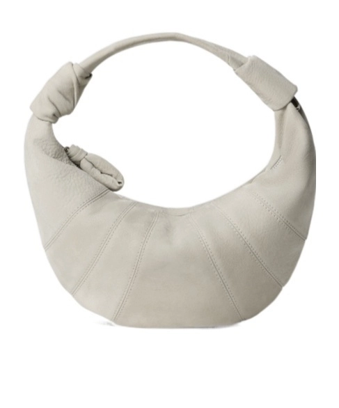 LEMAIRE Mini Fortune Croissant Bag In Alpaca Nubuck