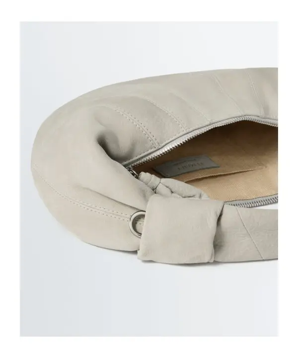 LEMAIRE Mini Fortune Croissant Bag In Alpaca Nubuck
