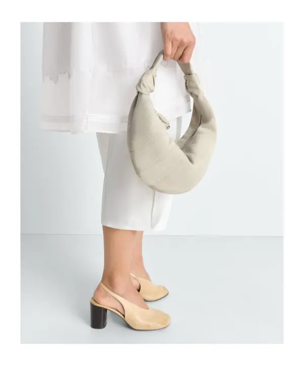 LEMAIRE Mini Fortune Croissant Bag In Alpaca Nubuck