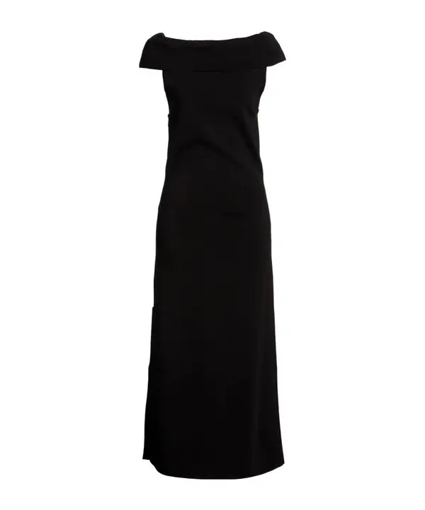 Max Mara Simple Solid-color Dress - Black