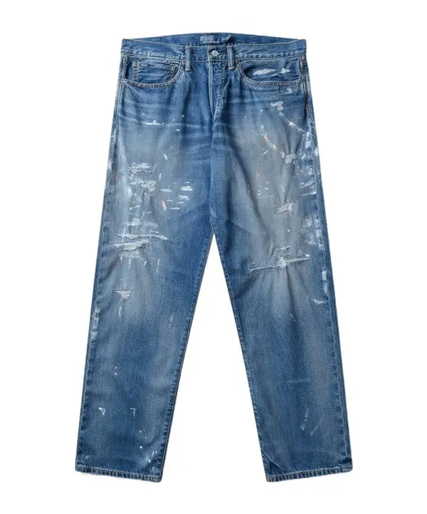 Polo Ralph Lauren Vintage Classic Distressed Jeans - Blue