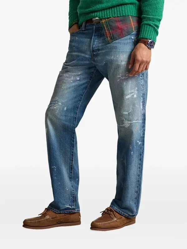 Polo Ralph Lauren Vintage Classic Distressed Jeans