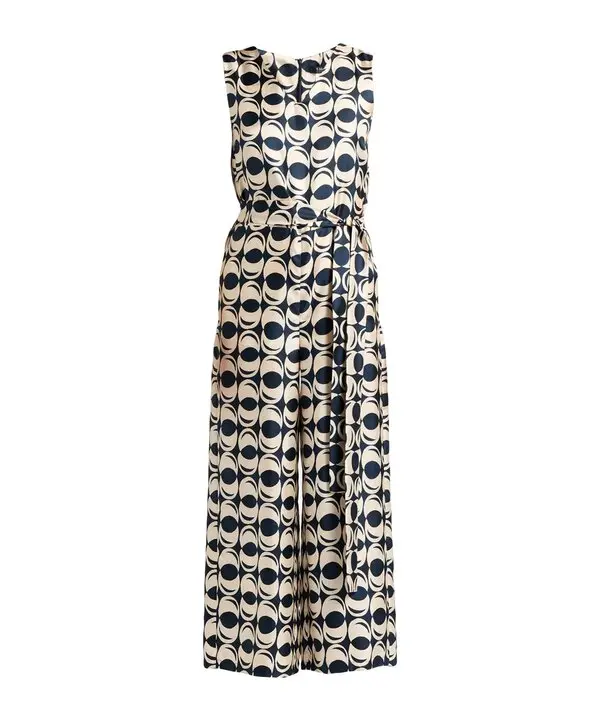 Max Mara V-neck Jumpsuits - Multicolor