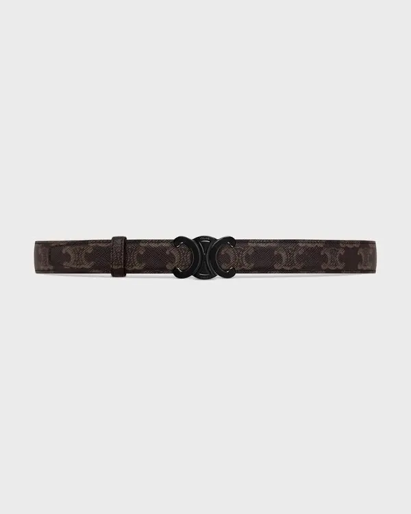 Celine Triomphe Buckle 25 Mm Reversible Belt