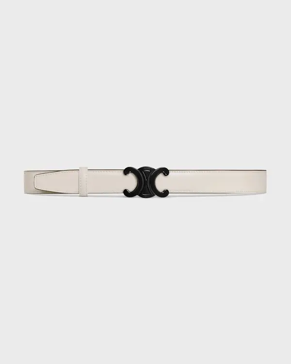 Celine Triomphe Buckle 25 Mm Reversible Belt