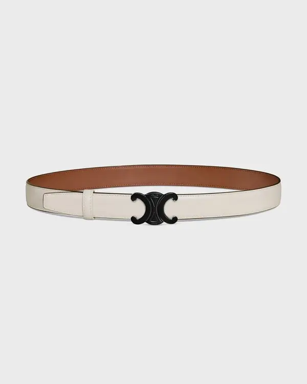 Celine Triomphe Buckle 25 Mm Reversible Belt