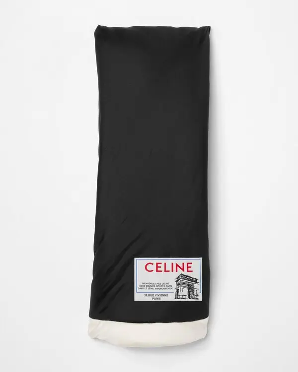 Celine Padded Tubular Silk Stole
