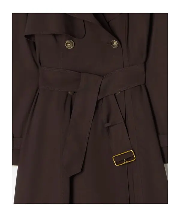 Burberry Long Wool Pembury Trench Coat